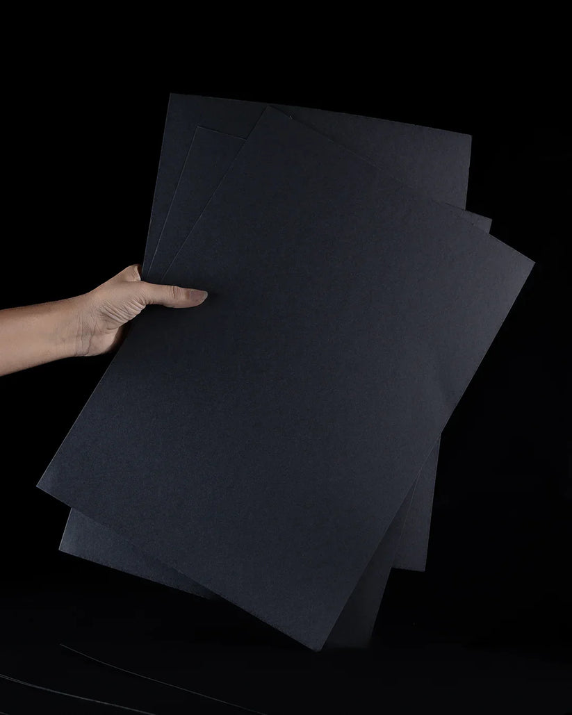 Black Card Sheets – Thick Craft Paper (Set of 10) – Raja Rani Products